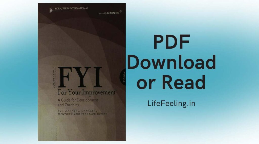 FYI: For Your Improvement by Michael M. Lombardo PDF Download | Read